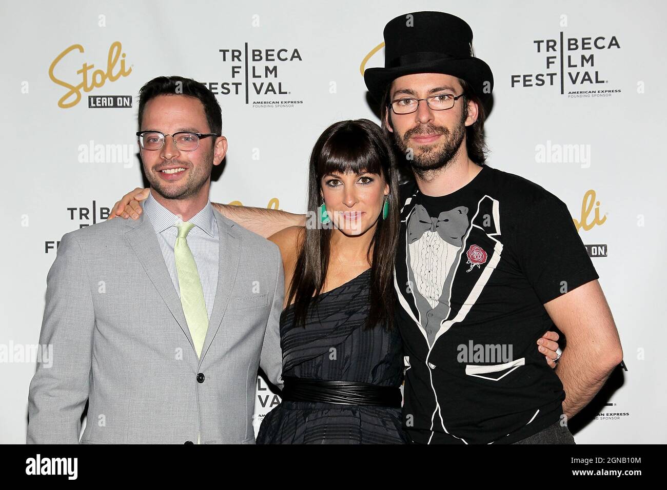 New York, NY, USA. 29 April, 2011. Nick Kroll, Lindsay Sloane, Martin ...