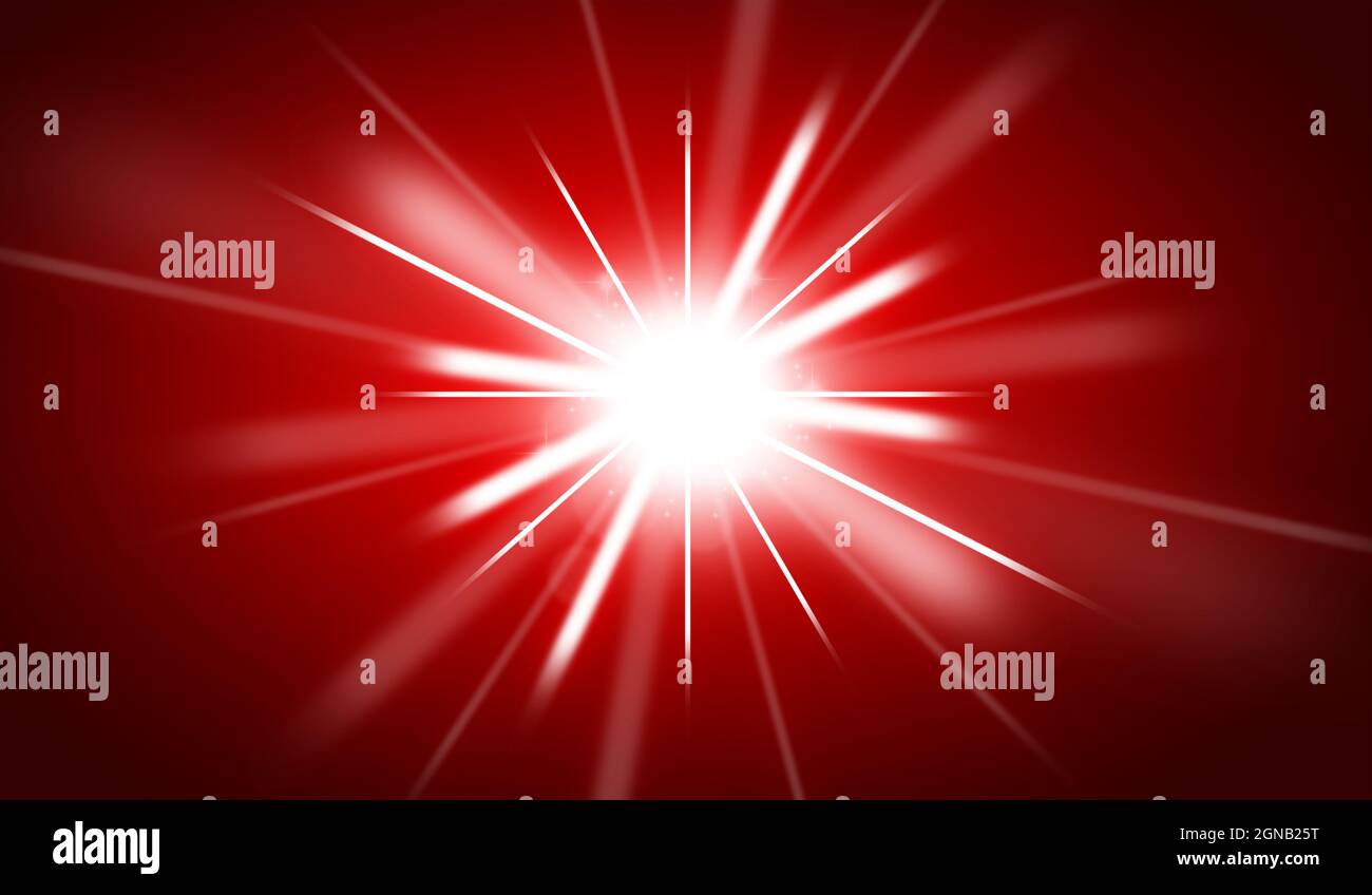 Red christmas background with shining star Stock Photo - Alamy