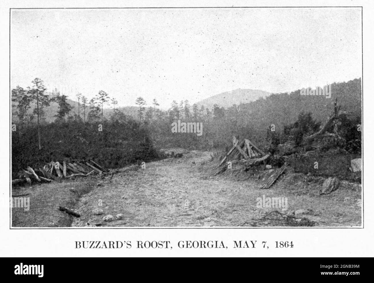 Buzzard's Roost, Georgia May 7, 1864 from the book ' The Civil war ...