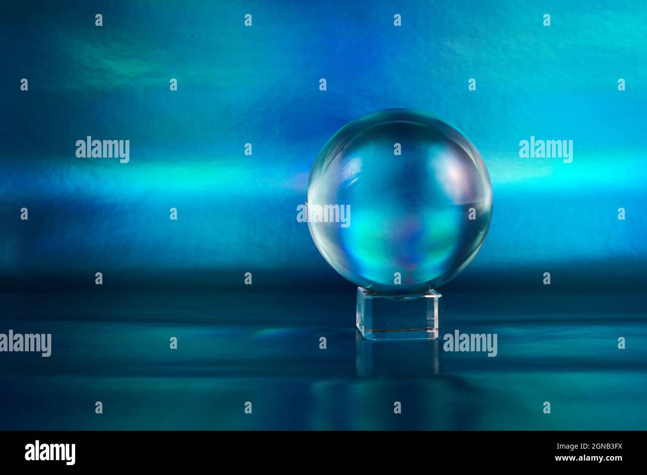 Magic crystal ball. Fortune teller, mind power concept Stock Photo - Alamy