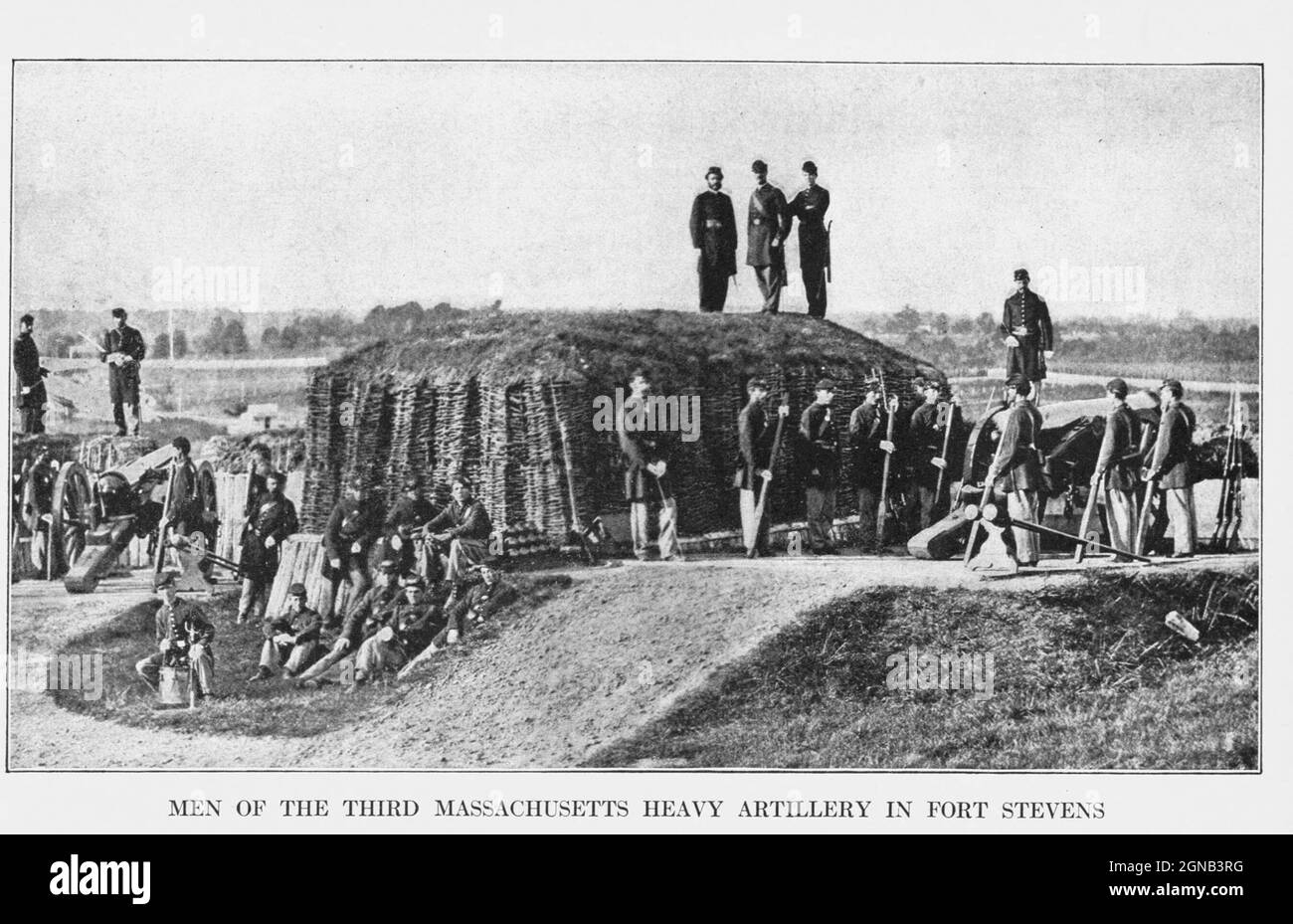 Third Massachusetts Heavy Artillery at Fort Stevens (AKA Fort ...
