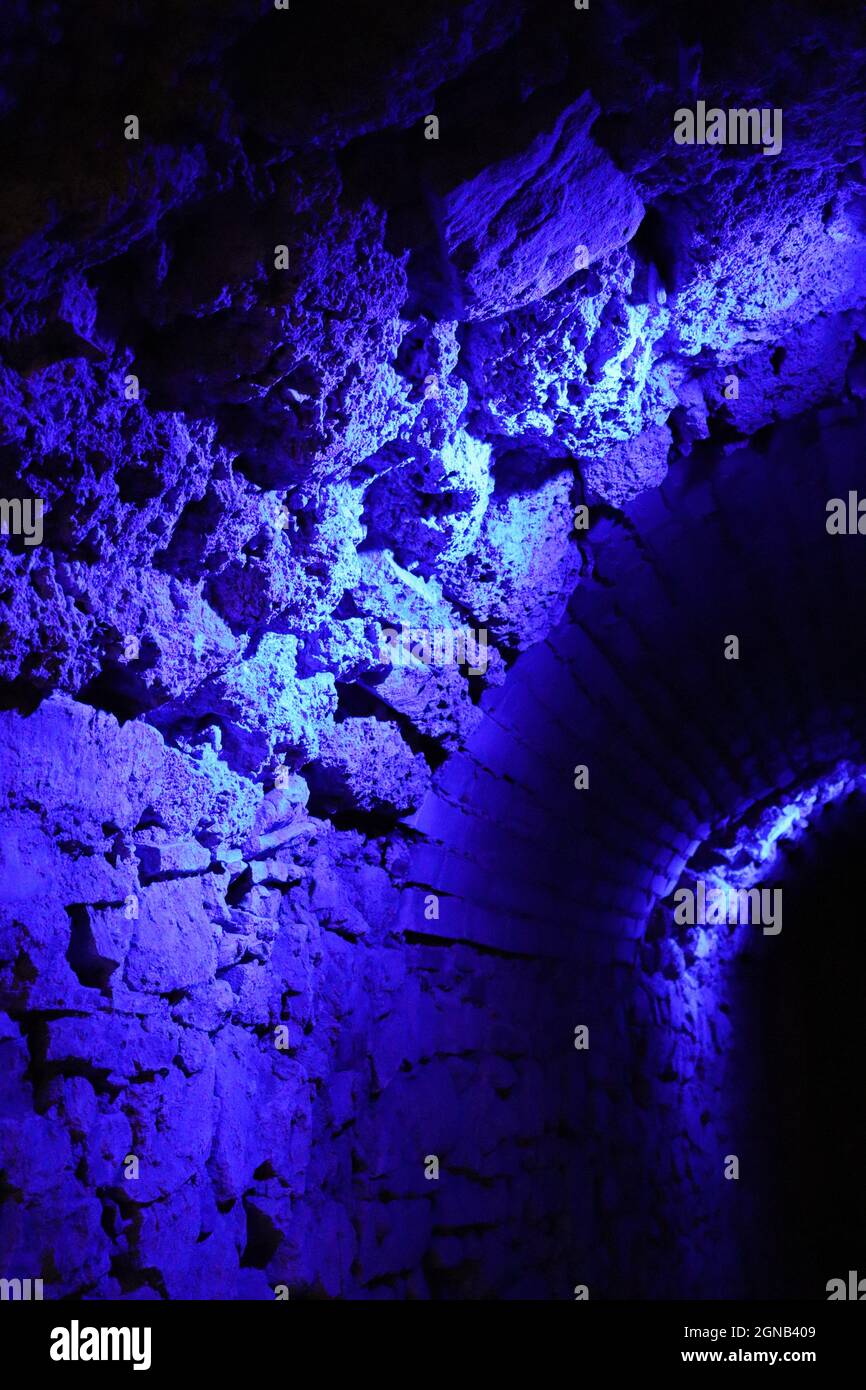 Blue underground hi-res stock photography and images - Alamy