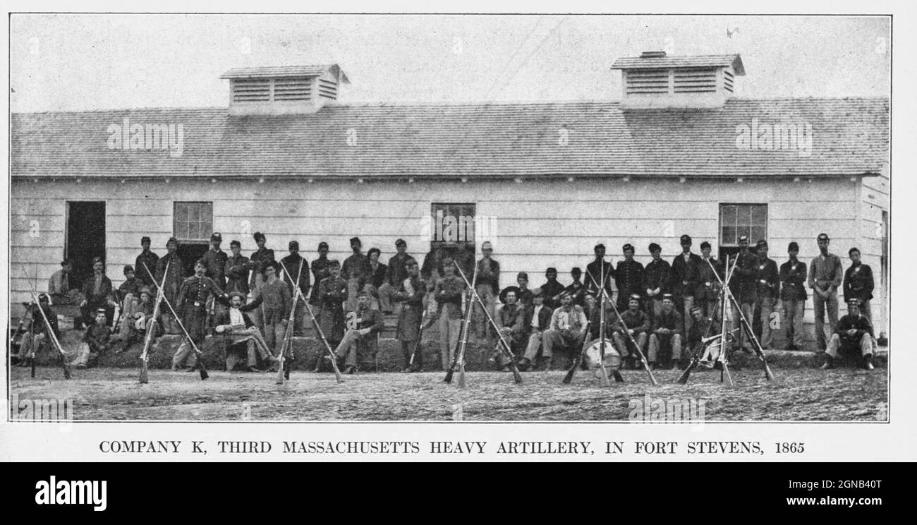 Third Massachusetts Heavy Artillery at Fort Stevens (AKA Fort ...