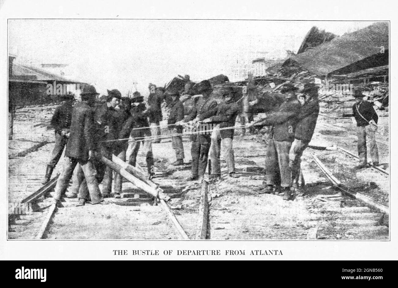 Damaging the enemy's infrastructure in Atlanta from the book ' The ...