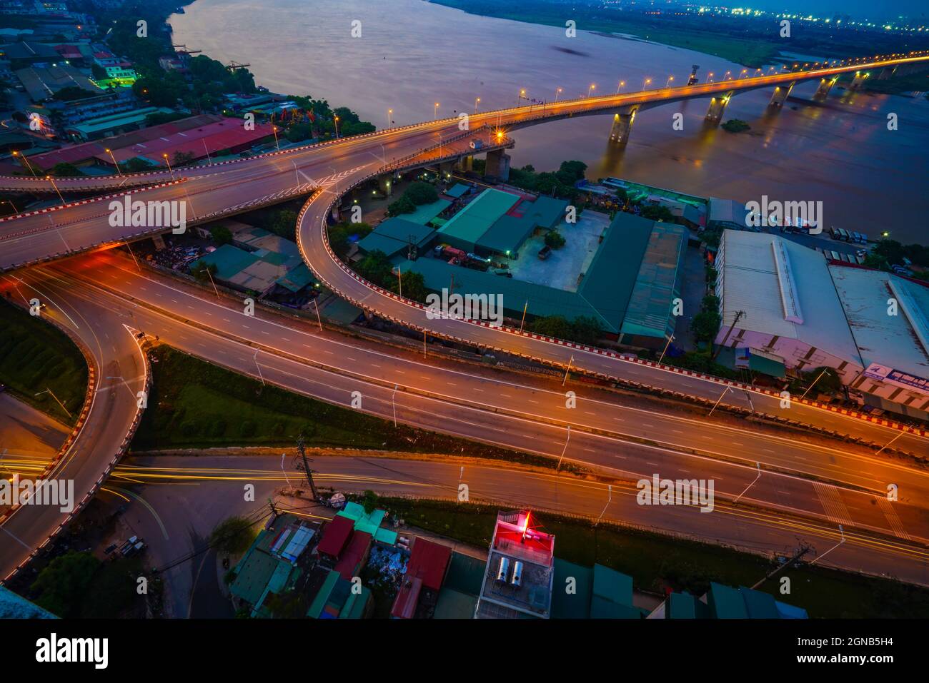 Nice cityscape in Ha Noi capital northern Vietnam Stock Photo - Alamy