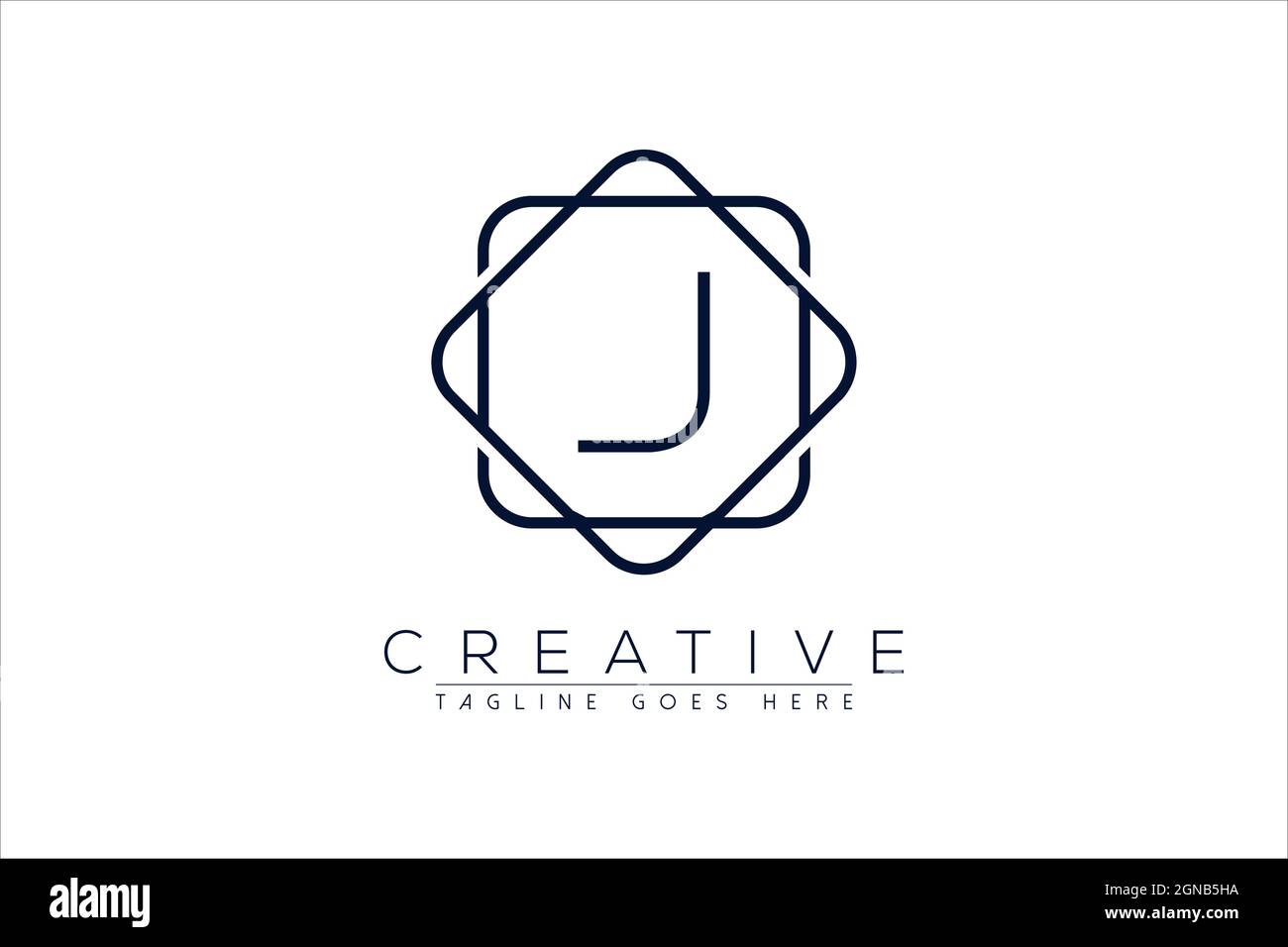 Luxury J Initial Logo frame symbol icon, Luxury and graceful floral ...