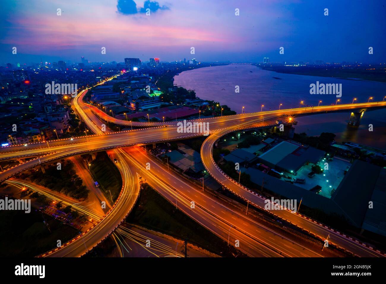Nice cityscape in Ha Noi capital northern Vietnam Stock Photo - Alamy
