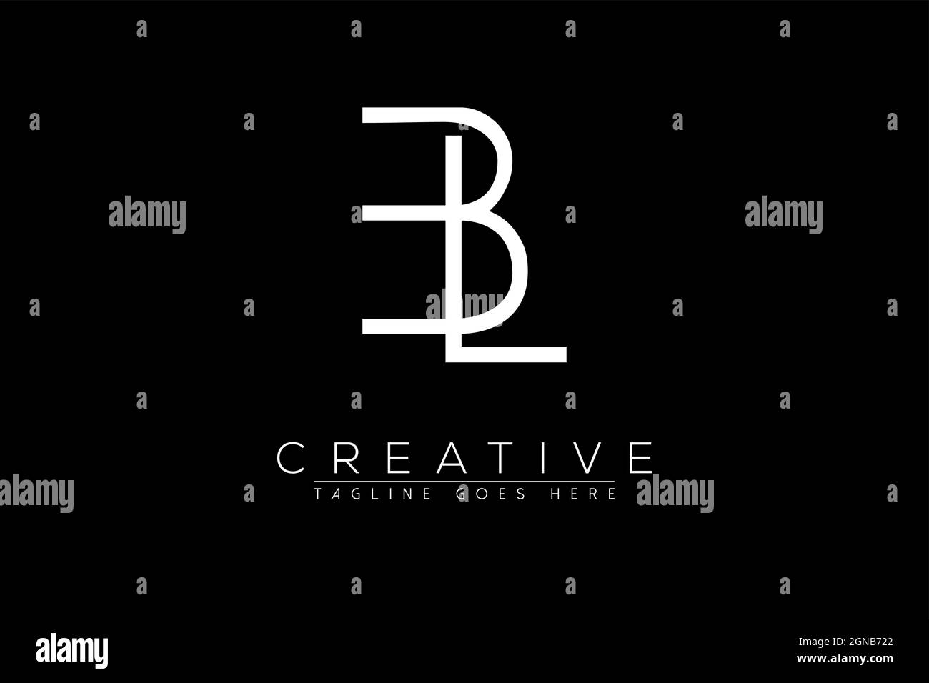 Bl letter logo hi-res stock photography and images - Alamy