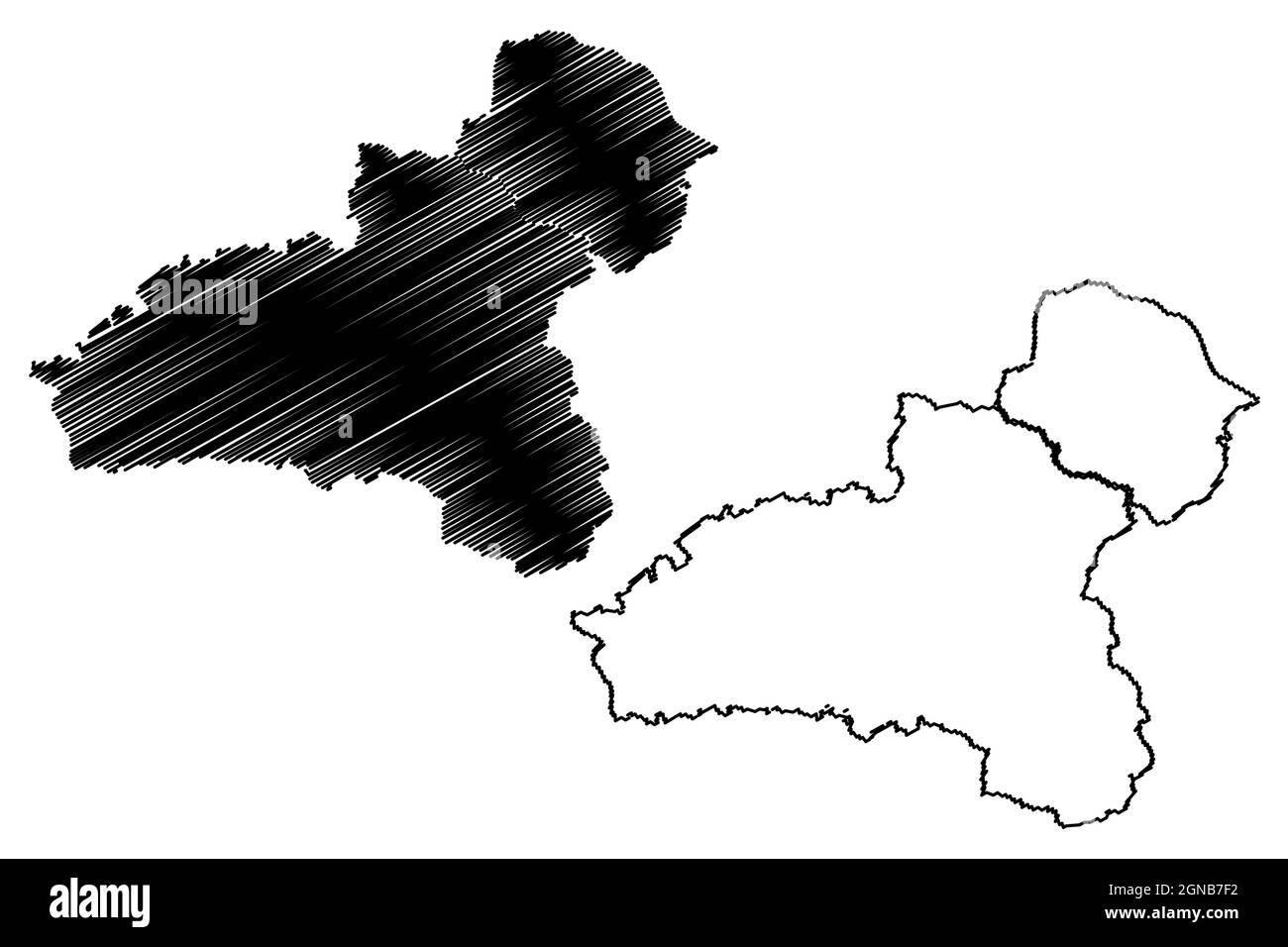 Dhule district (Maharashtra State, Nashik Division, Republic of India ...