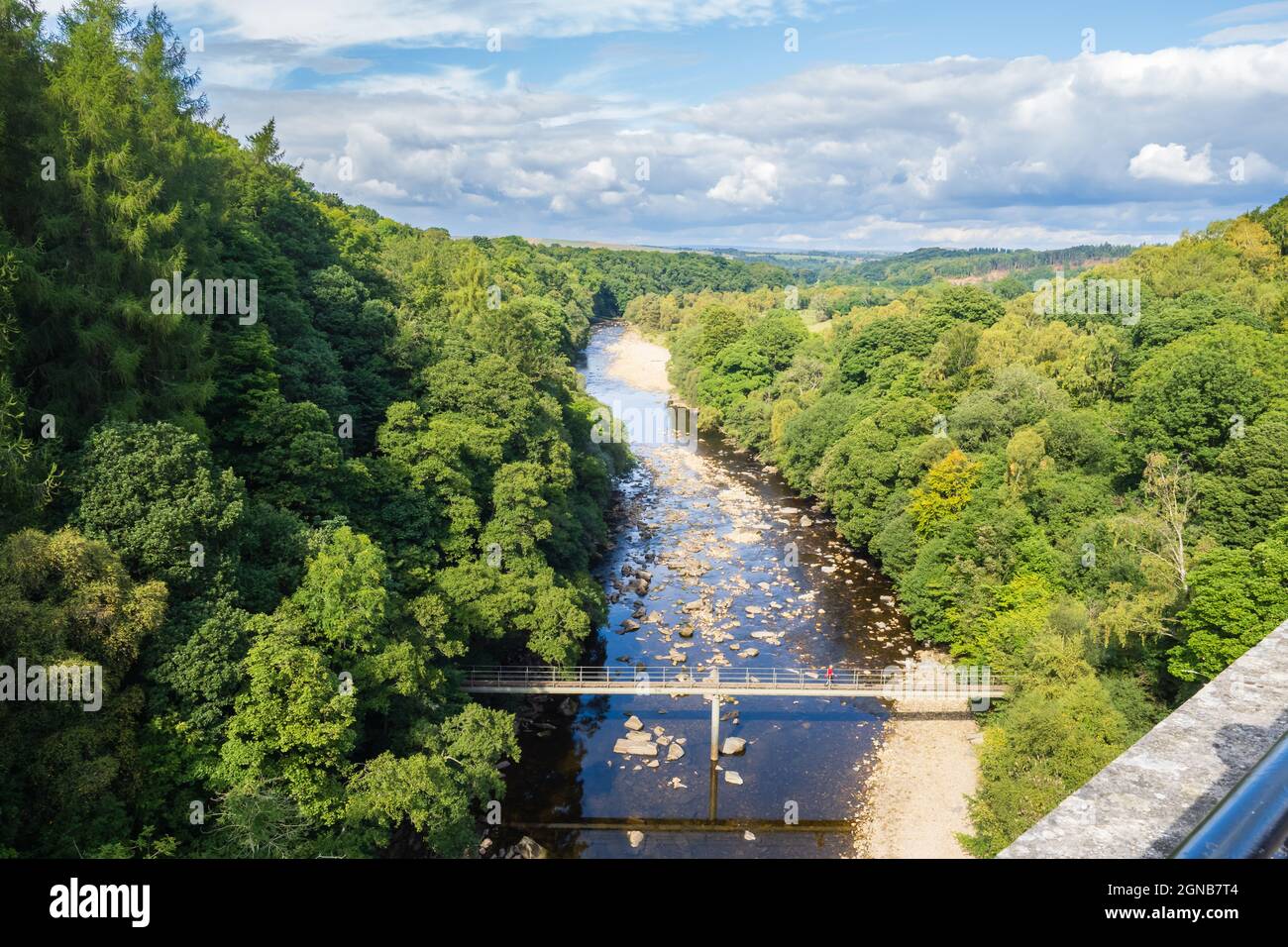 The River Tyne and its catchment. The Tyne catchment is made up of huge ...