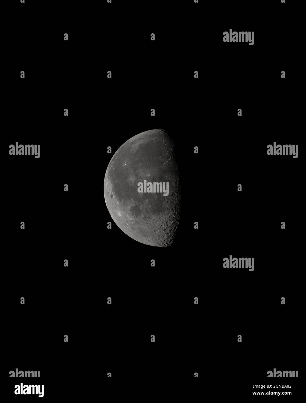 Very detailed photo of the moon taken with a refracting astronomical ...