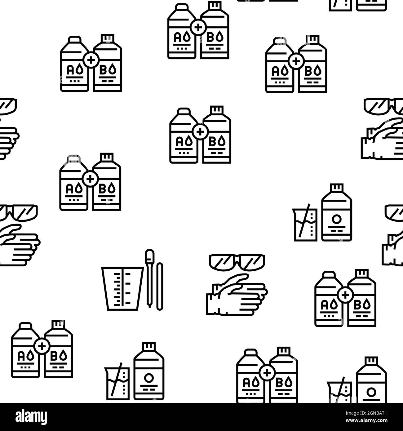 Resin Art Creation Vector Seamless Pattern Stock Vector Image & Art - Alamy