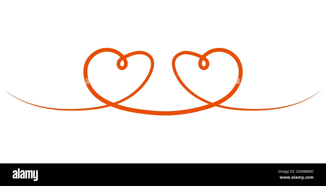 Vector line hand drawn Cut Out Stock Images & Pictures - Alamy