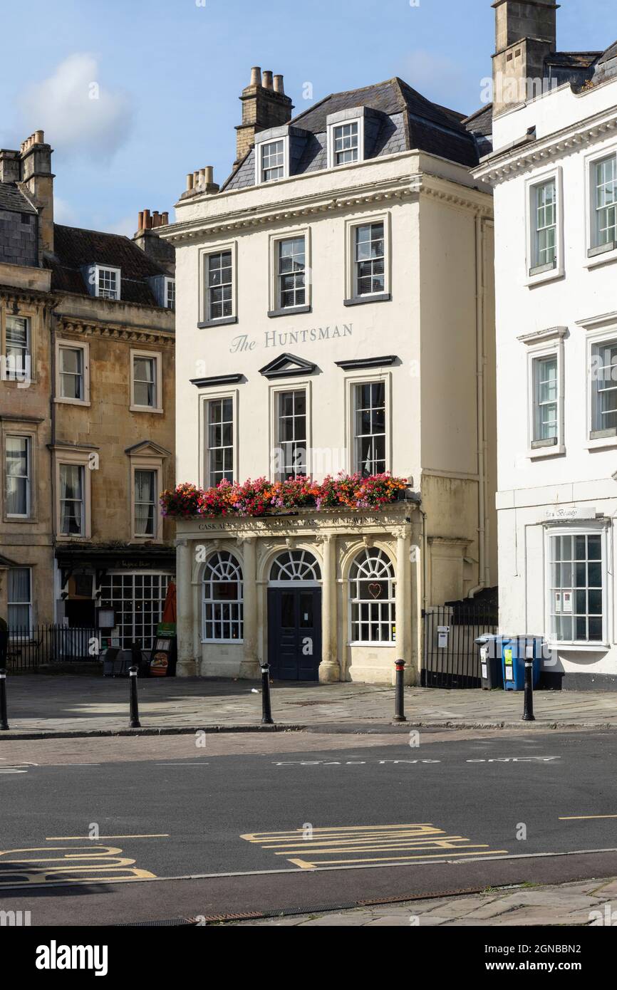 The Huntsman public house in Bath City centre, Somerset, England, UK ...