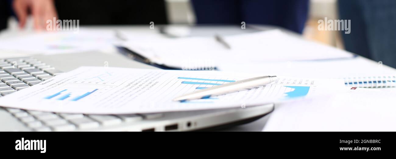 Important paper lie at table Stock Photo - Alamy