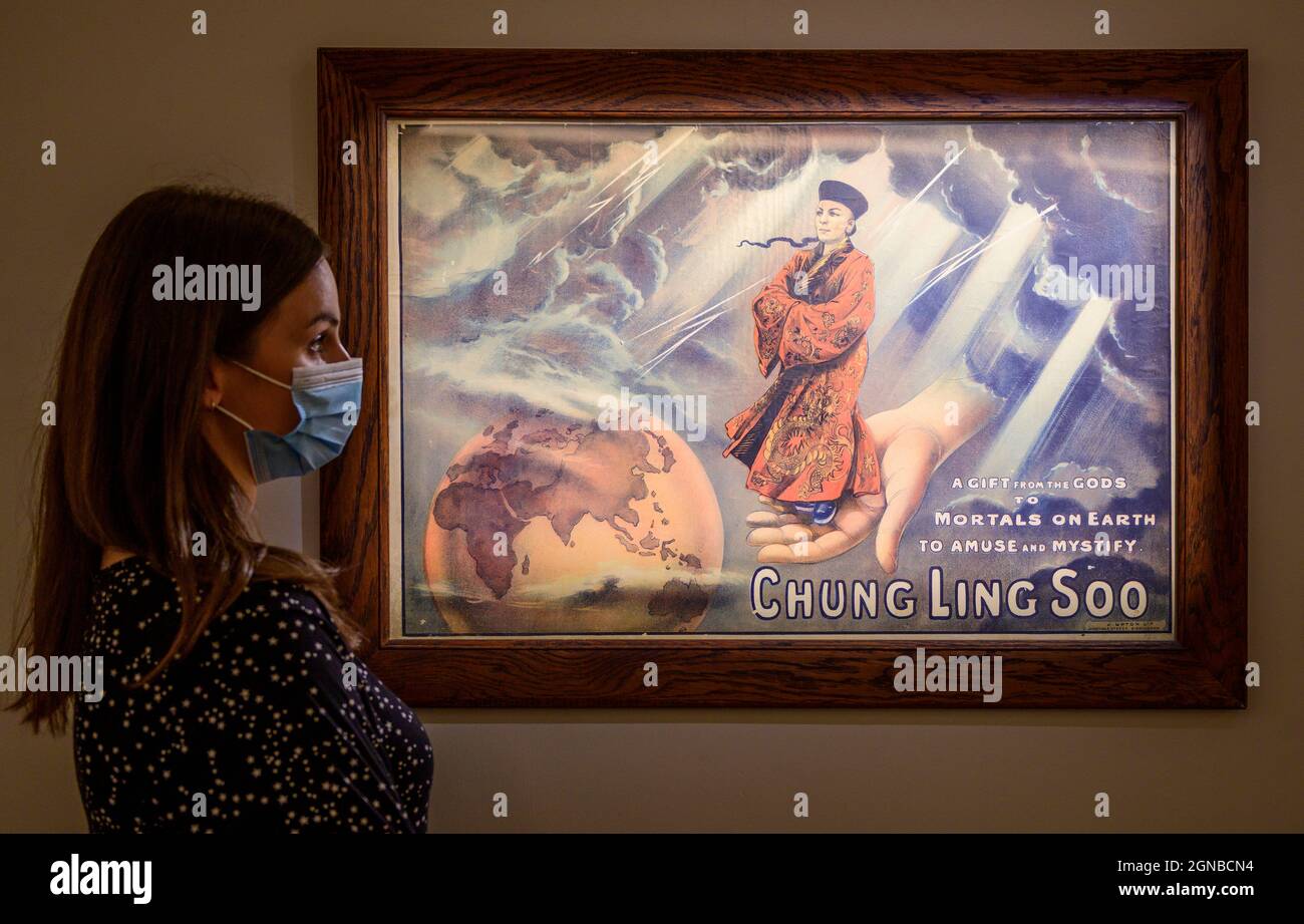 Chung ling soo magic poster hi-res stock photography and images - Alamy