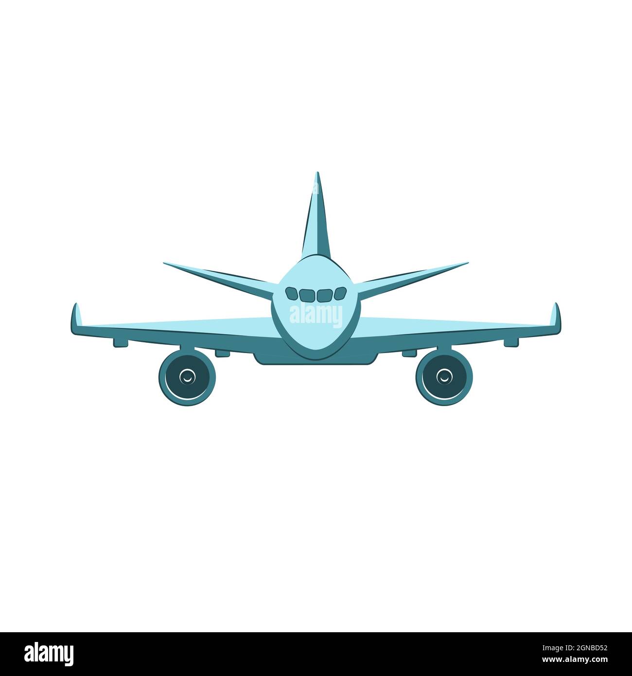 Airplane Vector Front