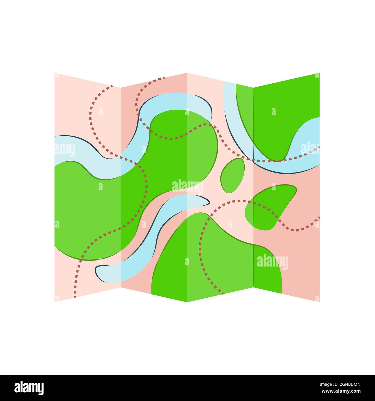 Vector map of the world and map navigation isolated on white background ...