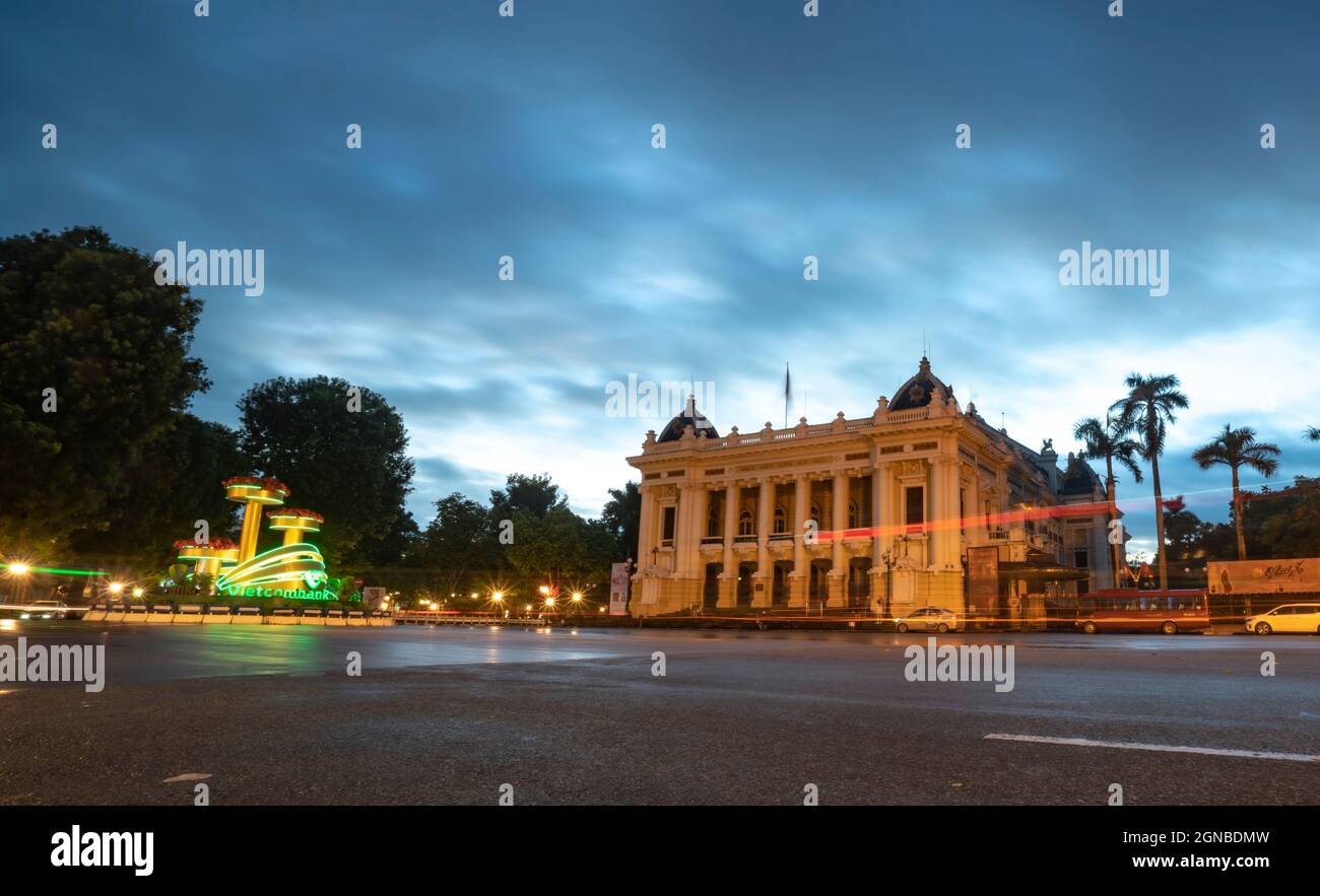 Nice cityscape in Ha Noi capital northern Vietnam Stock Photo - Alamy