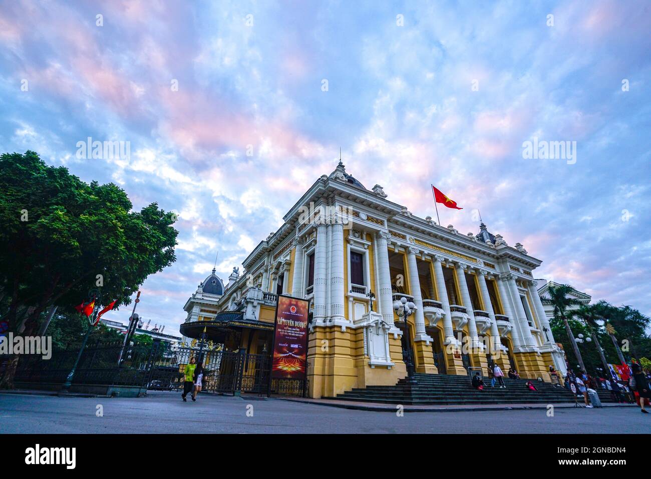 Nice cityscape in Ha Noi capital northern Vietnam Stock Photo - Alamy