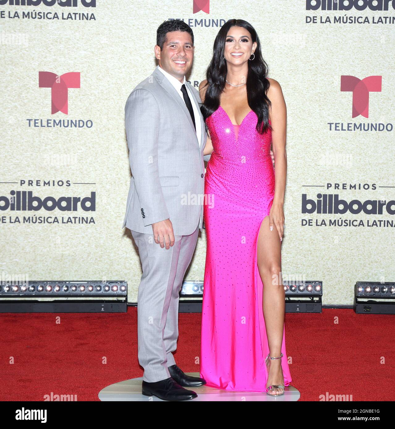 Coral Gables, United States. 24th Sep, 2021. ulian Holguin and Jennifer ...
