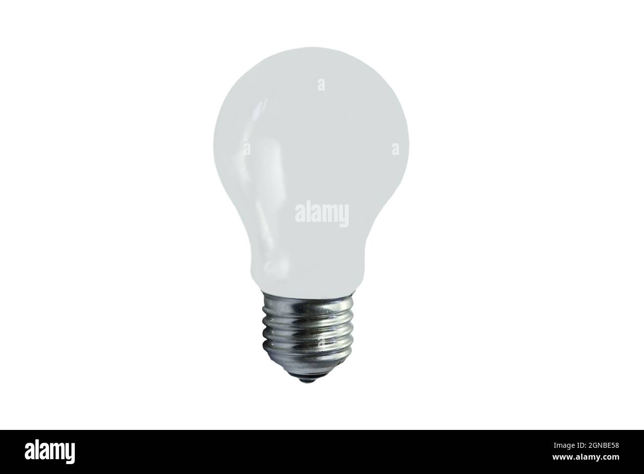 Light bulb with white background Stock Photo - Alamy