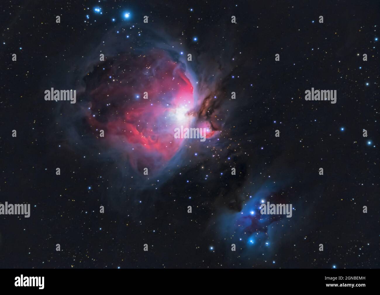 the Great Orion Nebula (Messier 42) imaged with an apochromatic ...