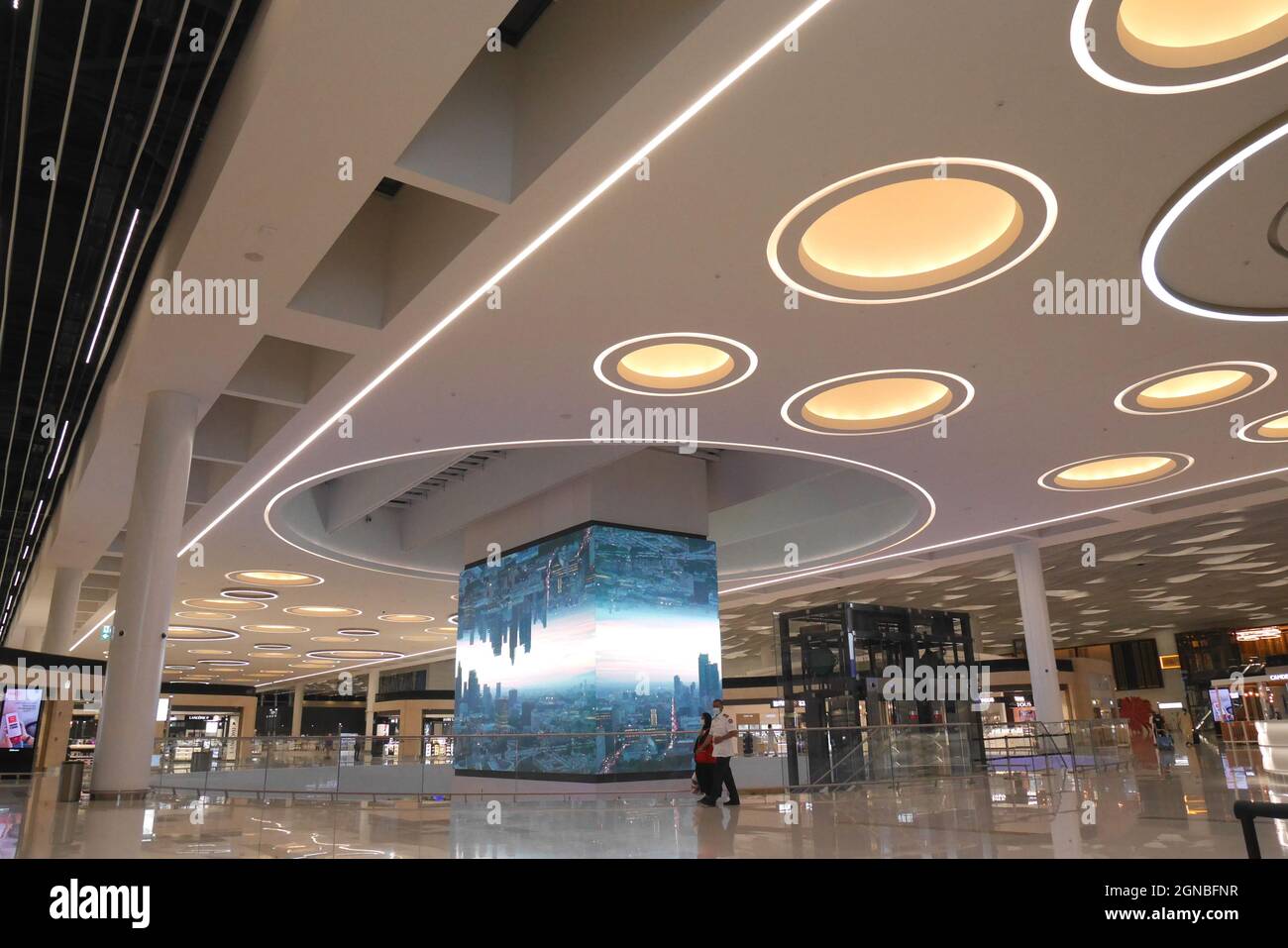 Inside the new passenger terminal, Bahrain International Airport ...