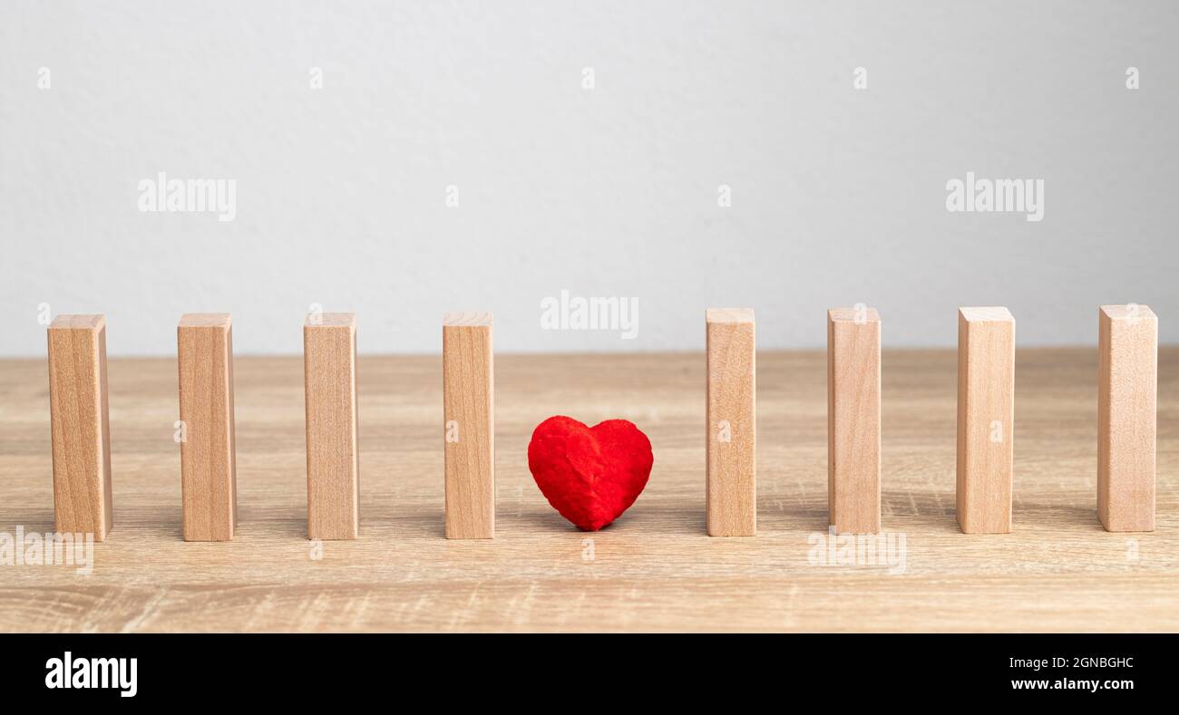 One red heart is the meaning for love and sweet moment. It’s between ...