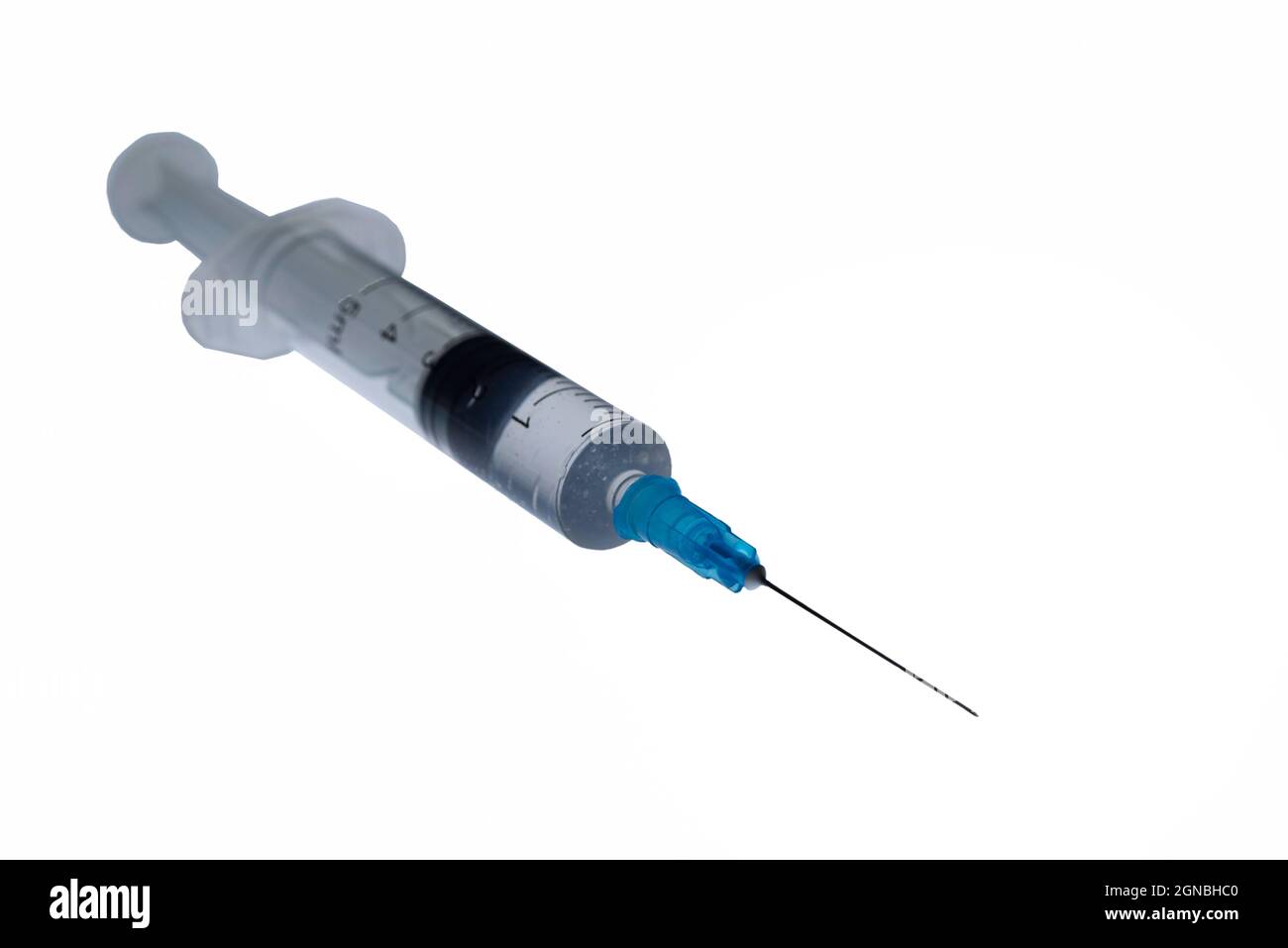 syringe with white background Stock Photo - Alamy
