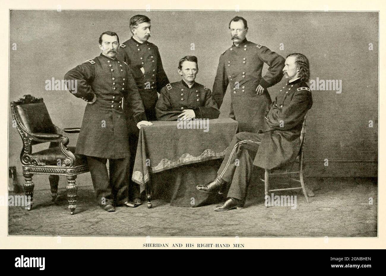 Sheridan and his right-hand men [Philip Henry Sheridan (March 6, 1831 ...