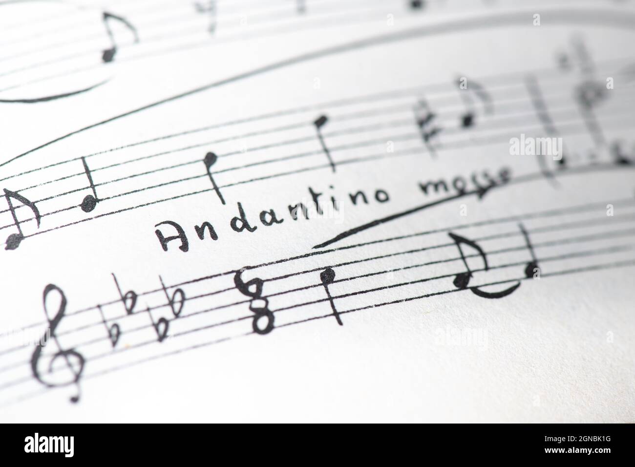 Andantino hi-res stock photography and images - Alamy