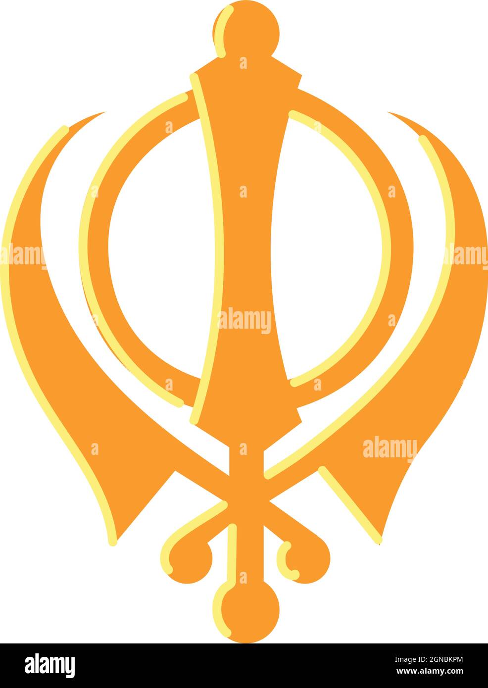 Khanda sahib Stock Vector Images - Alamy