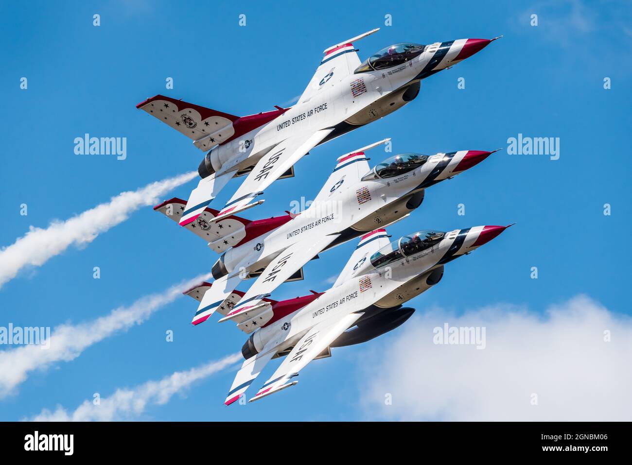 The U.S. Air Force Thunderbirds during the Thunder Over New Hampshire ...