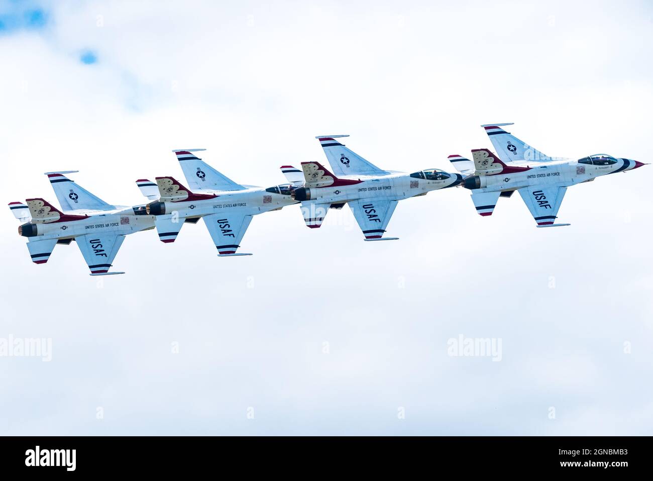 The U.S. Air Force Thunderbirds during the Thunder Over New Hampshire ...