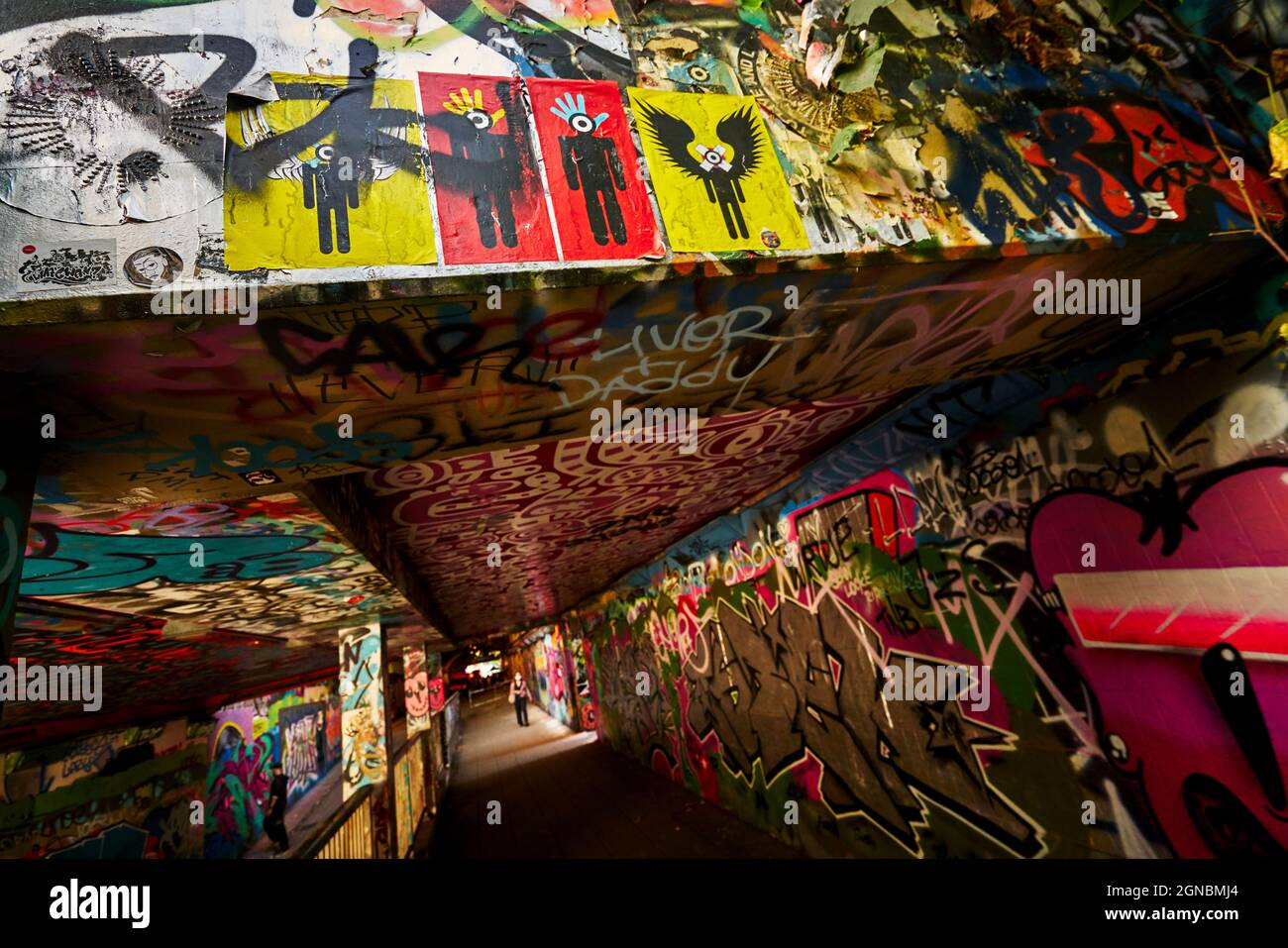The Vault Tunnel Under Waterloo Station. London. England. UK Stock ...