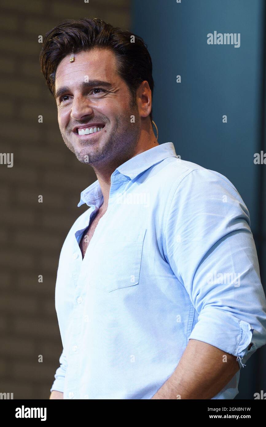 Madrid, Spain. 24th Sep, 2021. Spanish singer David Bustamante seen ...