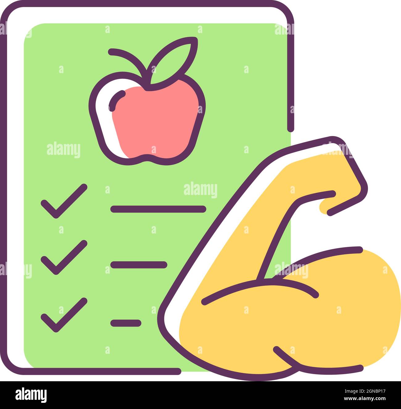 Health RGB color icon Stock Vector Image & Art - Alamy