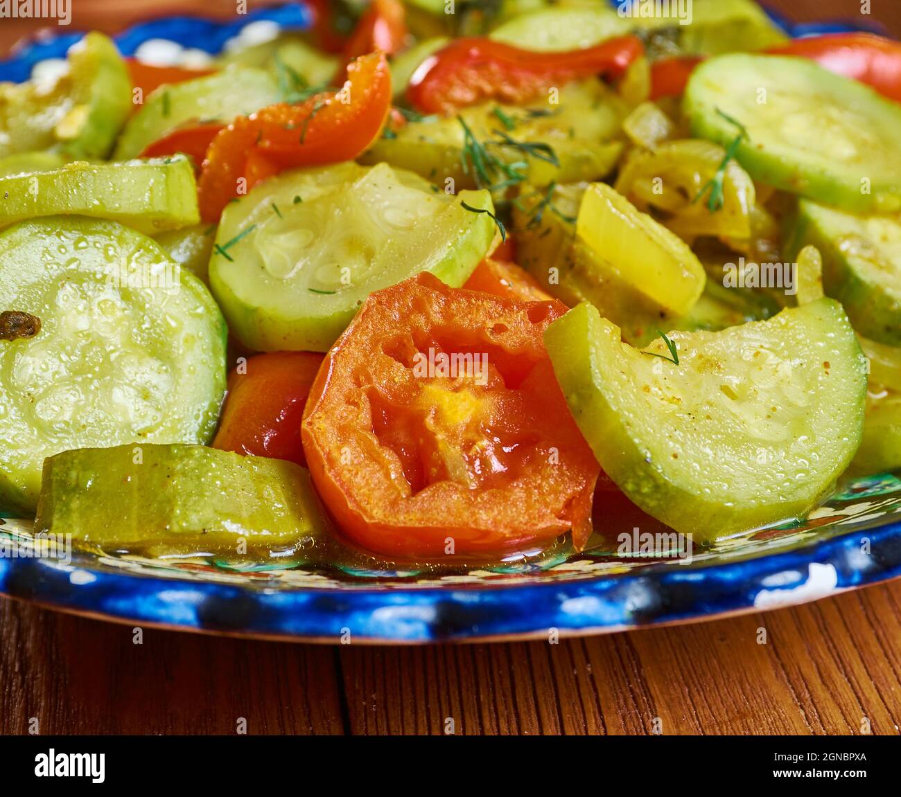 Turlu - Turkish ratatouille ,stew are typically zucchinis, eggplants ...