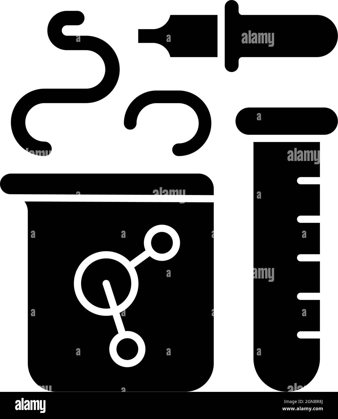 Chemistry flask school on Black and White Stock Photos & Images - Alamy