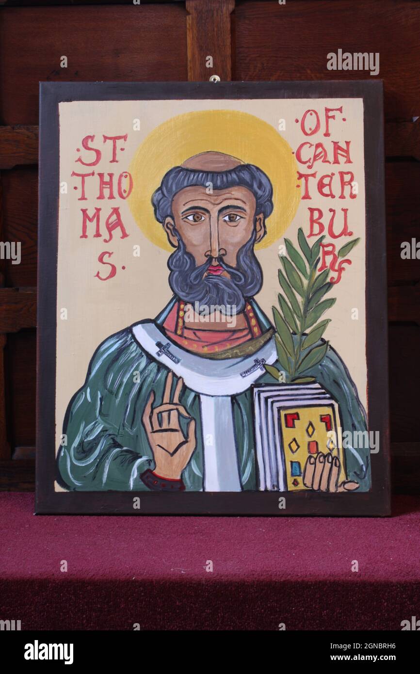 St thomas becket portrait hi-res stock photography and images - Alamy