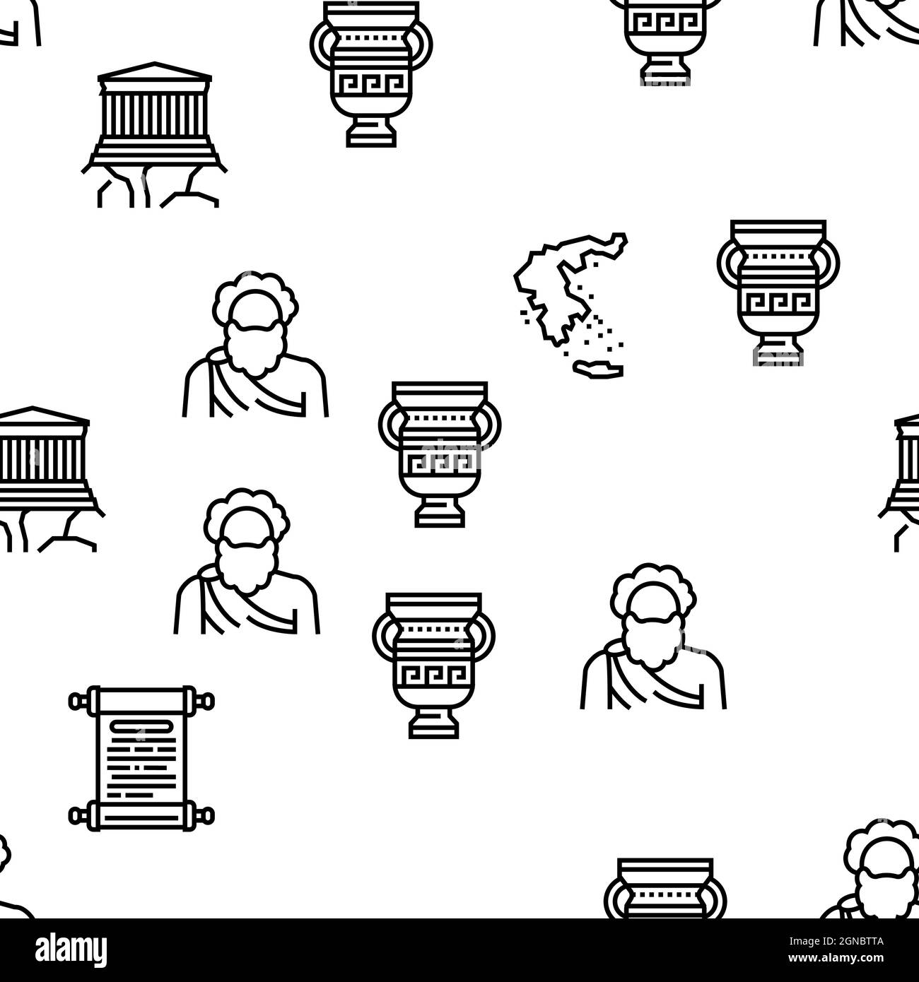 Ancient greek pottery gods Black and White Stock Photos & Images - Alamy