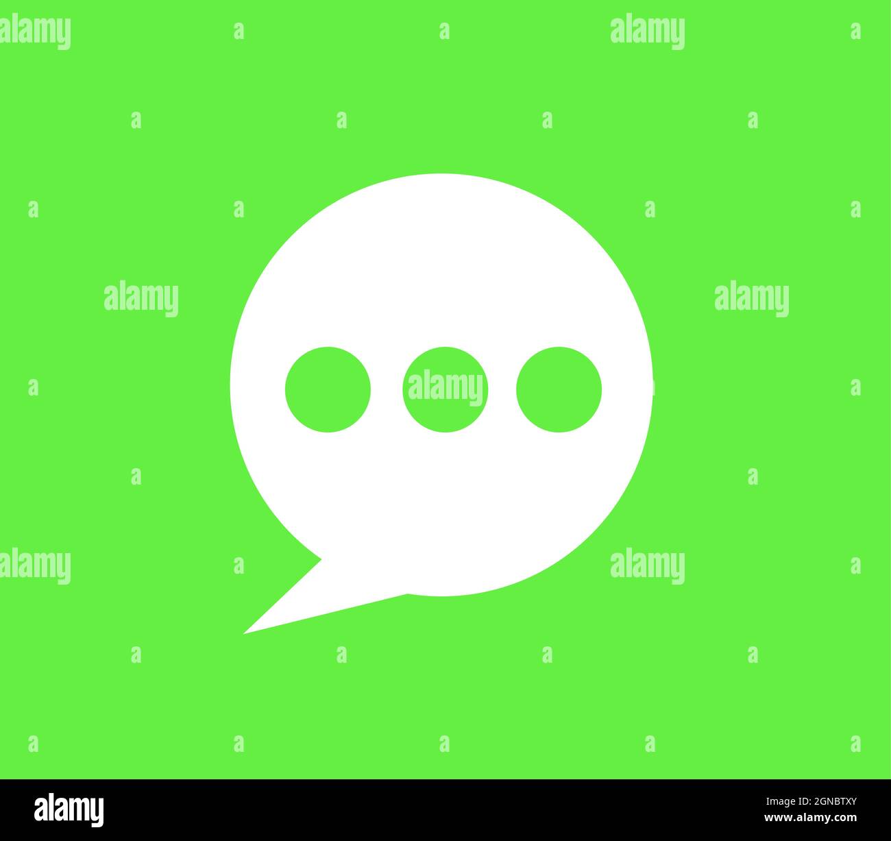 Message bubble icon vector, texting sign Stock Vector Image & Art - Alamy