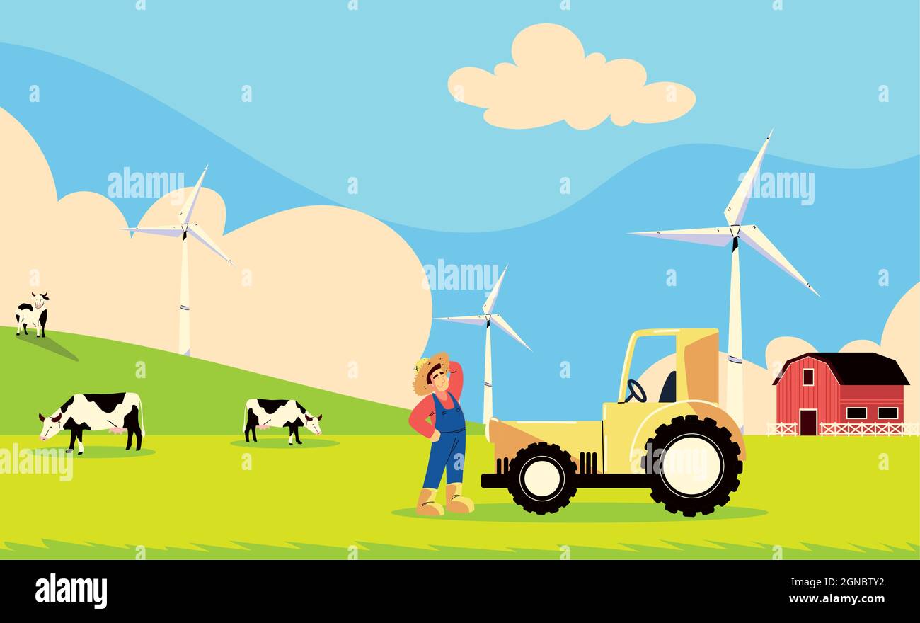 farming work farmer Stock Vector Image & Art - Alamy