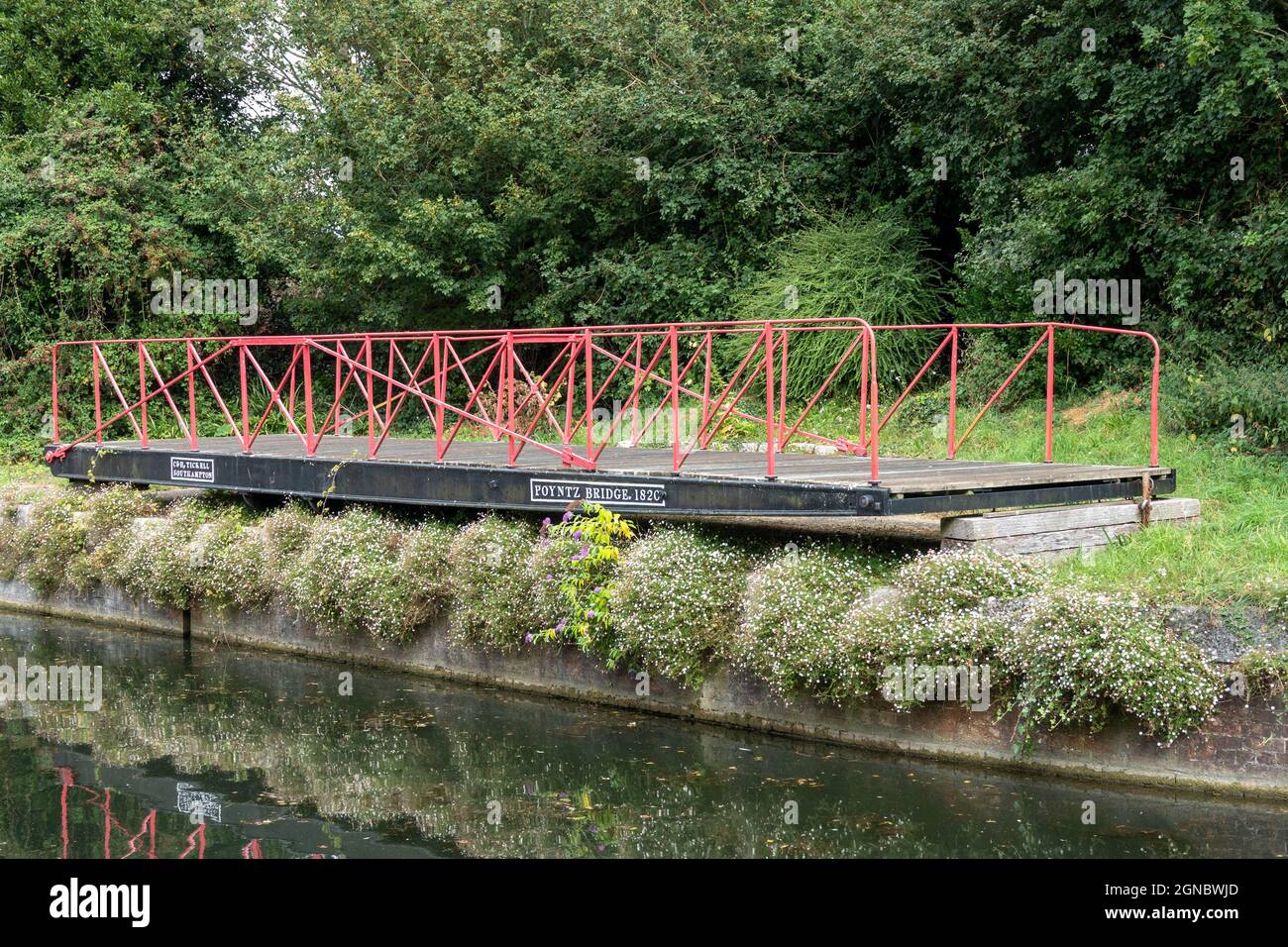 Poyntz Swing Bridge at Chichester Canal originally sited at Hunston ...