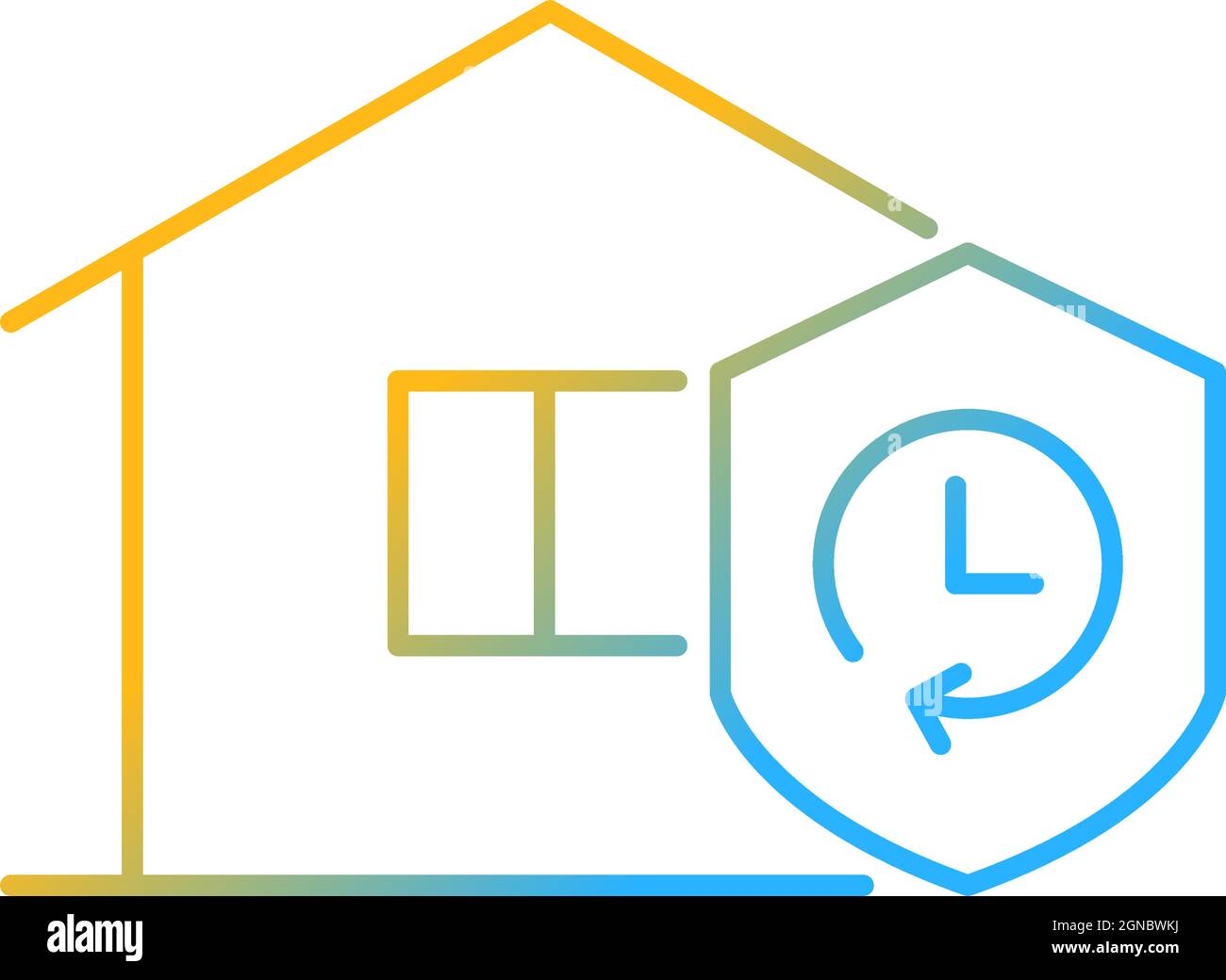 Durability gradient linear vector icon Stock Vector Image & Art - Alamy