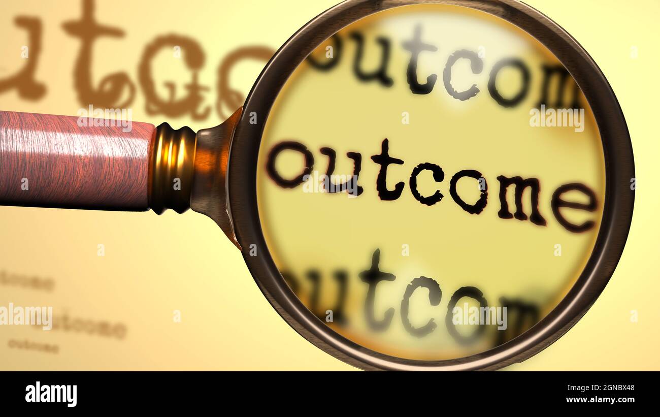 Outcome metaphor hi-res stock photography and images - Alamy