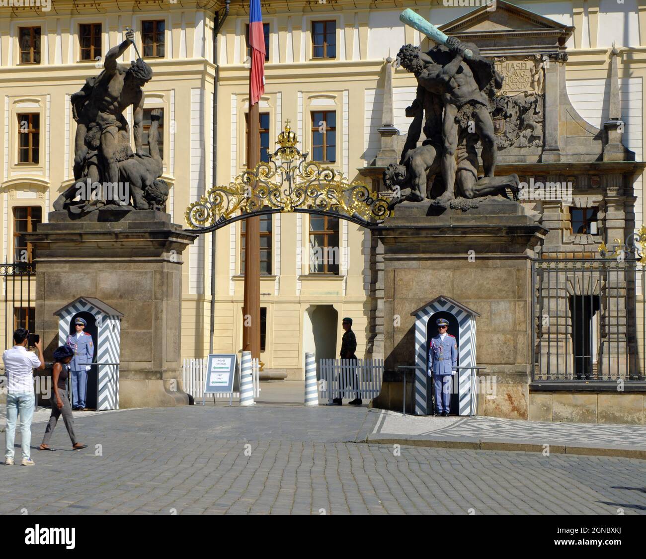 Matthias Gate, Prague Castle Stock Photo - Alamy