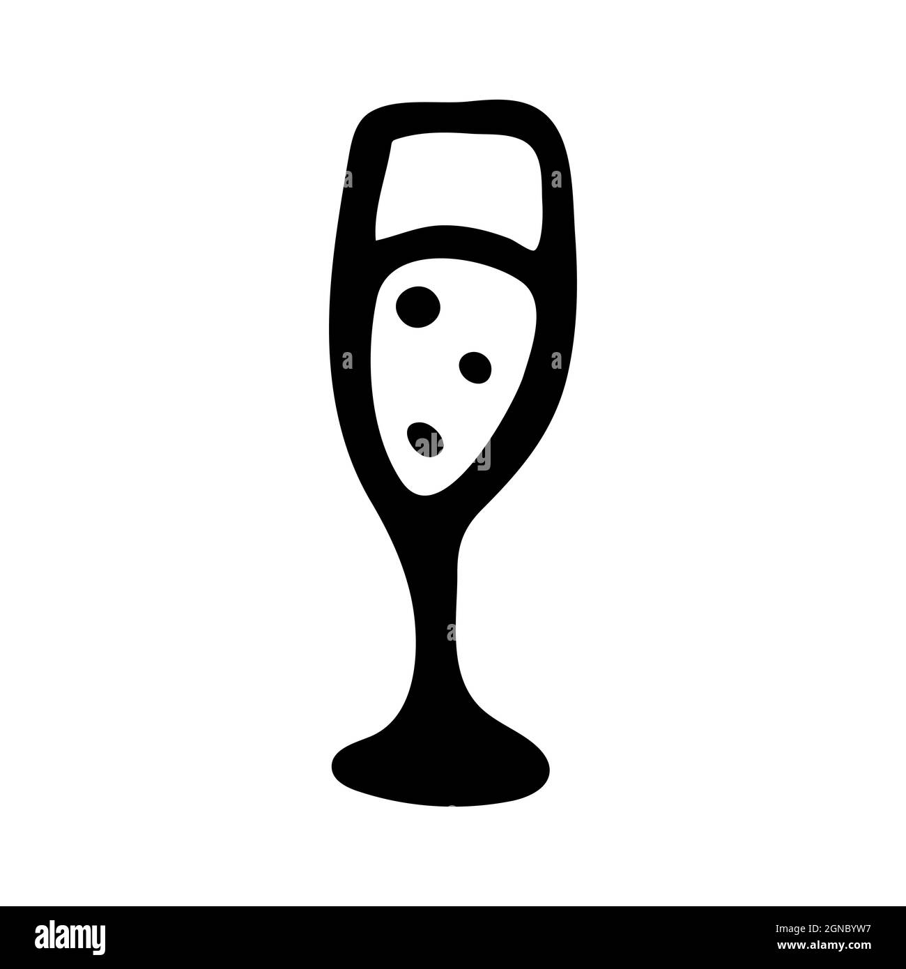 Wallpaper ink in glass Stock Vector Images - Alamy