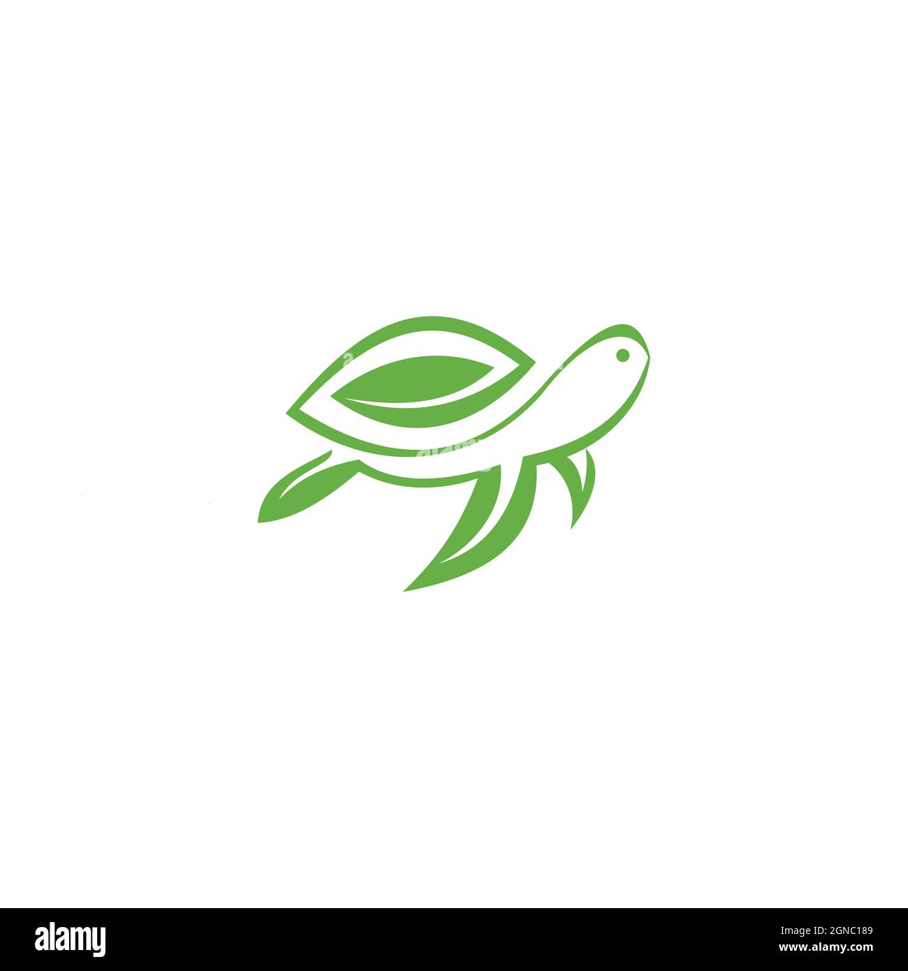 Turtle design logo vector. Turtle animal vector Stock Vector Image ...